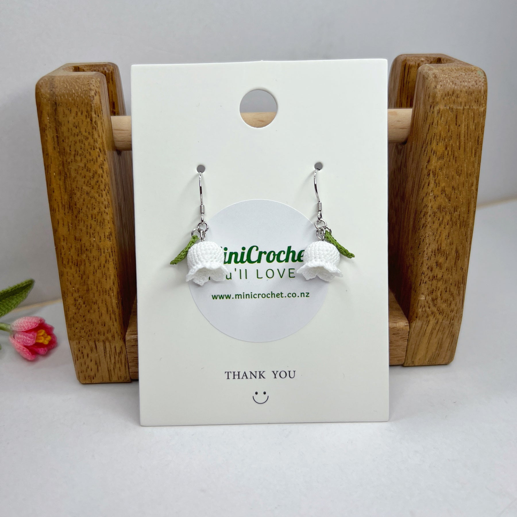 Micro Crochet Lily Earrings Sterling Silver | Handmade Earrings ...